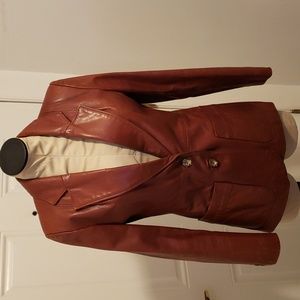 Georgetown Leather Design | Jackets & Coats | Leather Blazer | Poshmark